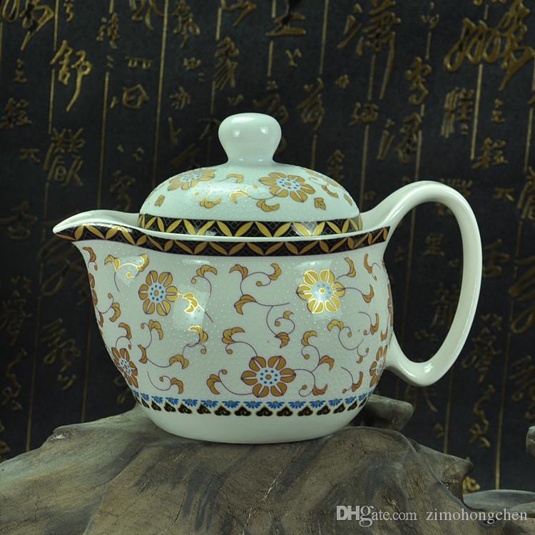 Chinese Kung Fu Porcelain Teapot with Infuser Hand... – Vicedeal
