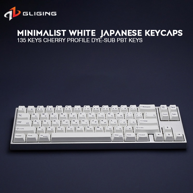 135 Keys Cherry Profile DYE-Sub Japanese PBT Keyca... – Grandado