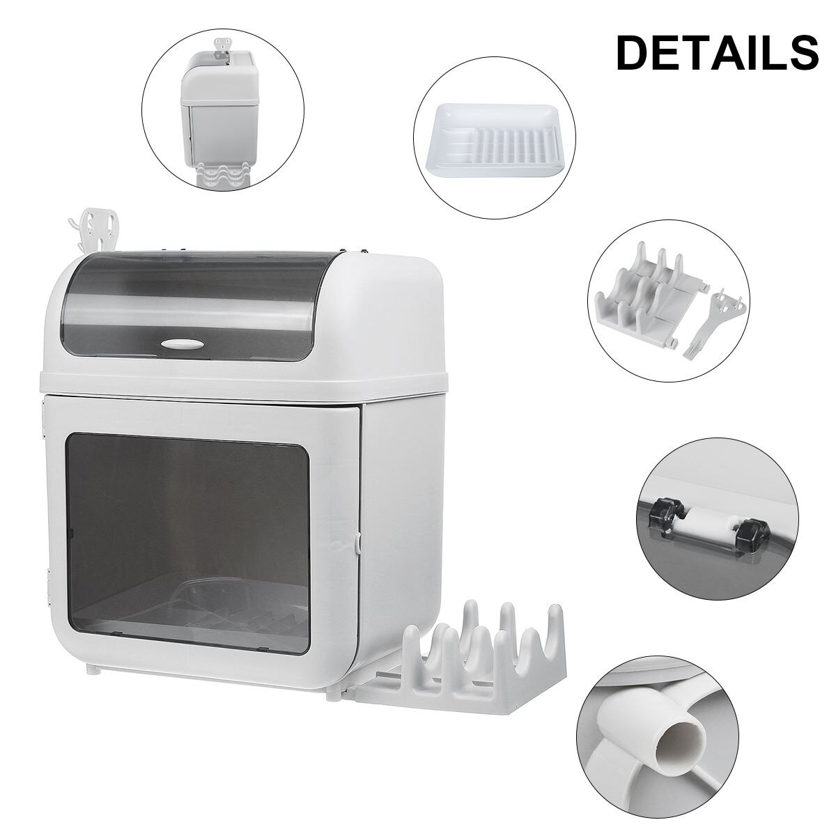 Kitchen Dish Rack Bowls Chopsticks Tableware Stora... – Grandado