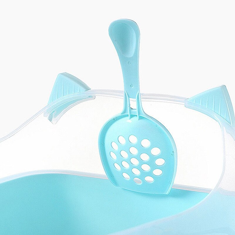 Plastic En-Closed Cat Litter Box Sand Box Cat Shap... – Grandado