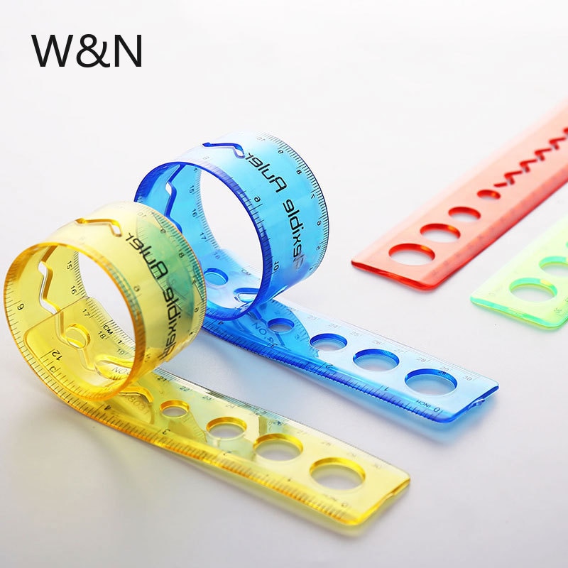 30cm Super Soft Ruler Flexible Straight Ruler Plas... – Grandado