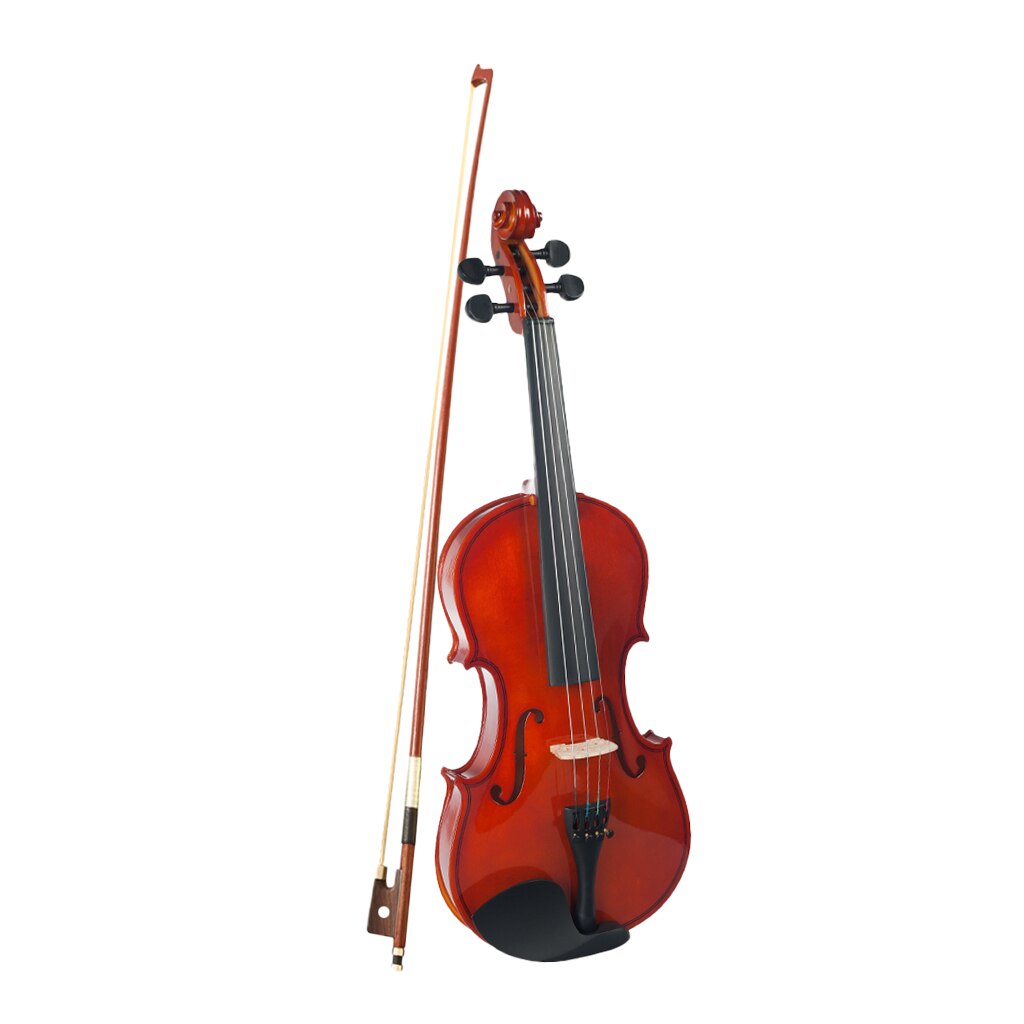 Solid Wood 1/2 Violin Set for Kid Students, Portab... – Grandado