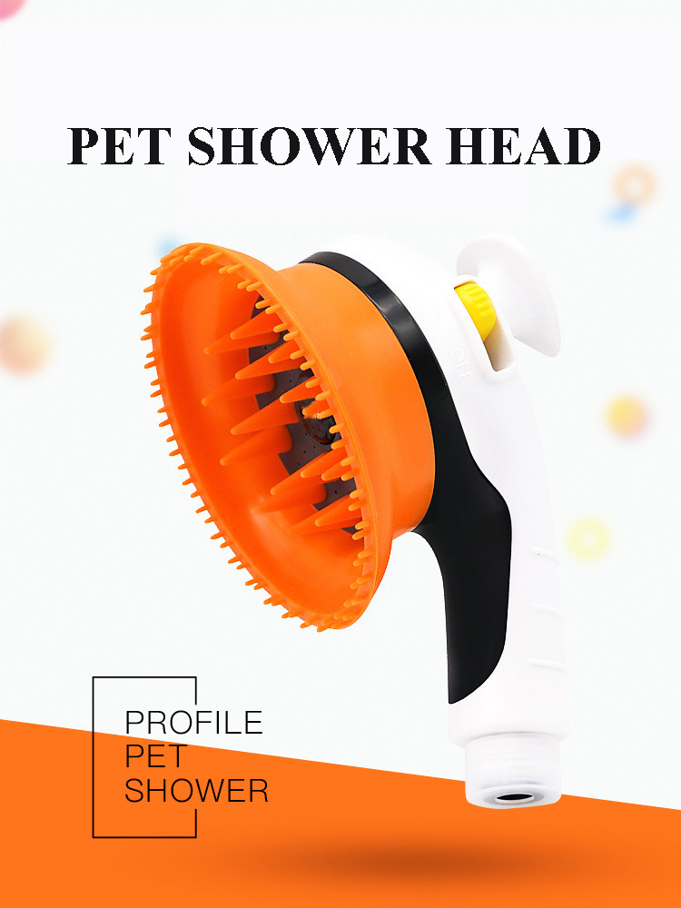 Pets Massage Shower Sprayer Grooming Brush Shower ... – Grandado