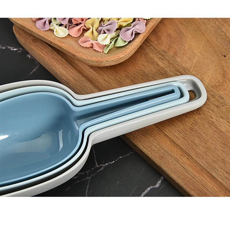 Kapmore 3Pcs/Set Plastic Kitchen Scoop Set Ice Sco... – Grandado