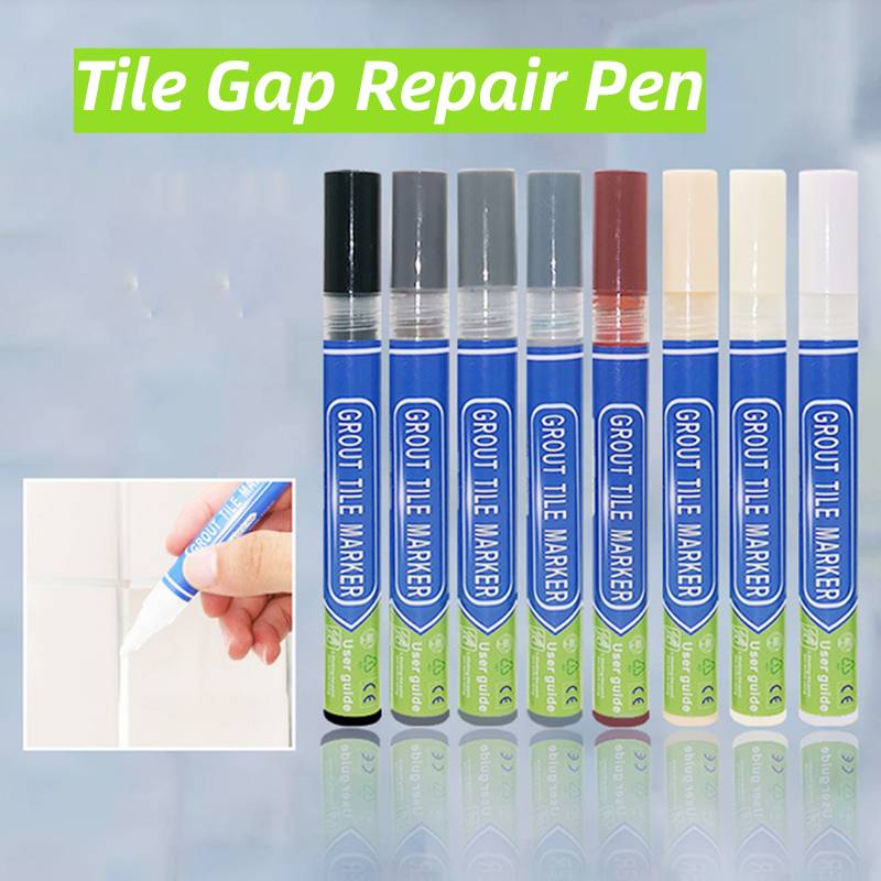 Tile Gap Repair Pen Tile Grout Pen White Grout Ren... – Grandado