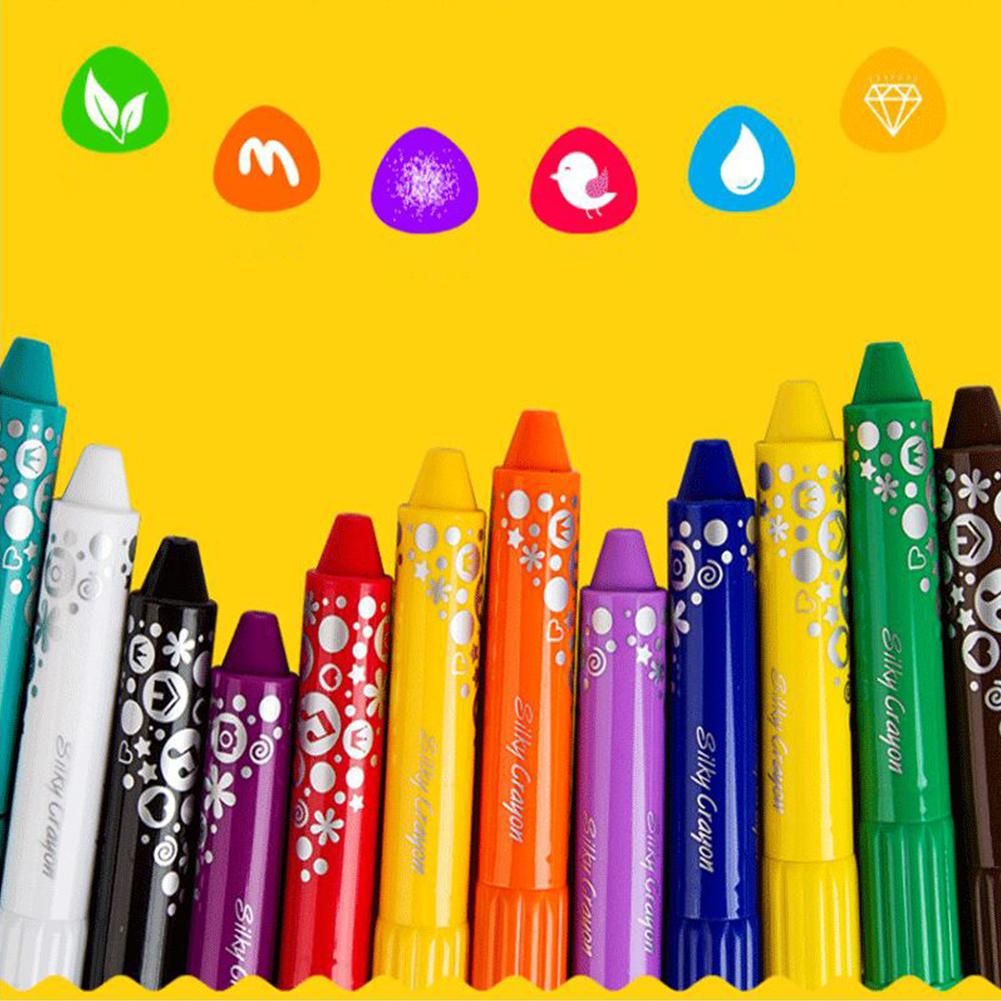 Cartoon Non-Toxic Colors Oil Crayon Toys For Kids ... – Grandado