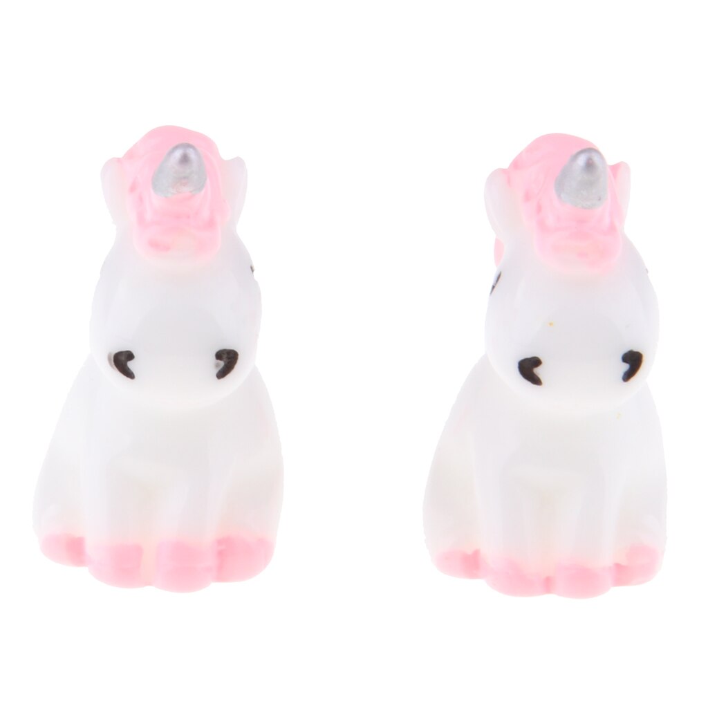 10Pcs Mini Resin Cute Unicorn Statues Miniature Fa... – Vicedeal