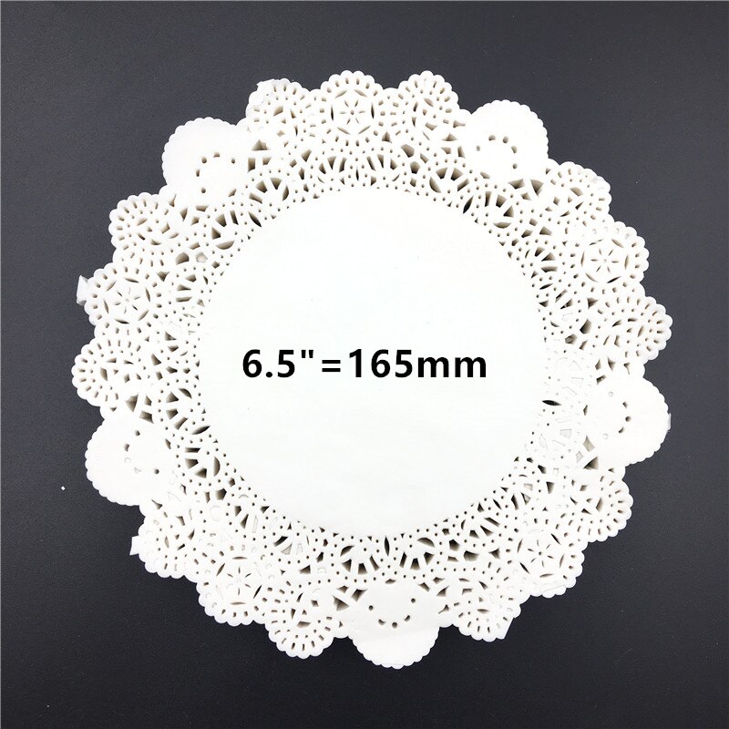 200pcs White Round Lace Paper Doilies / Doyleys,Vi... – Grandado
