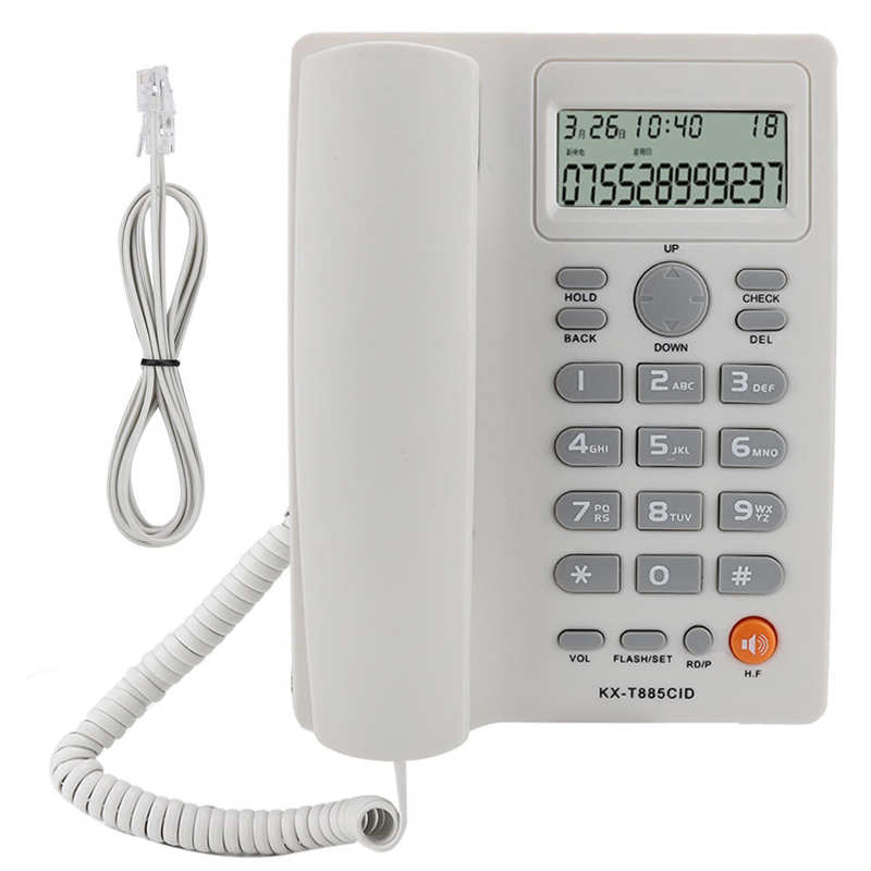Landline Home Phone Desktop Fixed Wired Telephone ... – Vicedeal