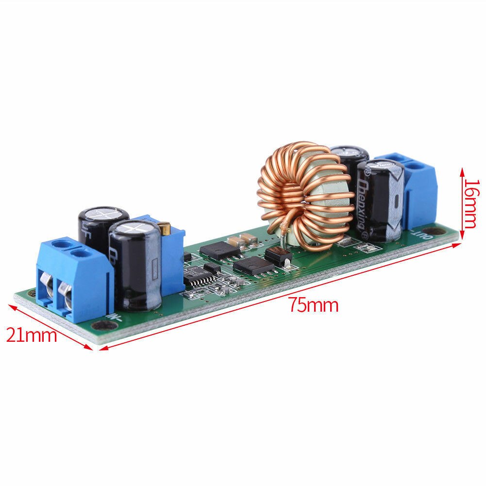 DC-DC Buck Step-Down Module 24-60V Naar 3V-19V 10A... – Vicedeal