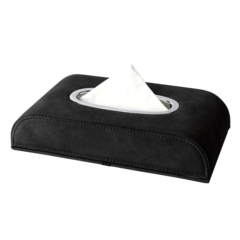 wood car square tissue box container black reusabl... – Vicedeal