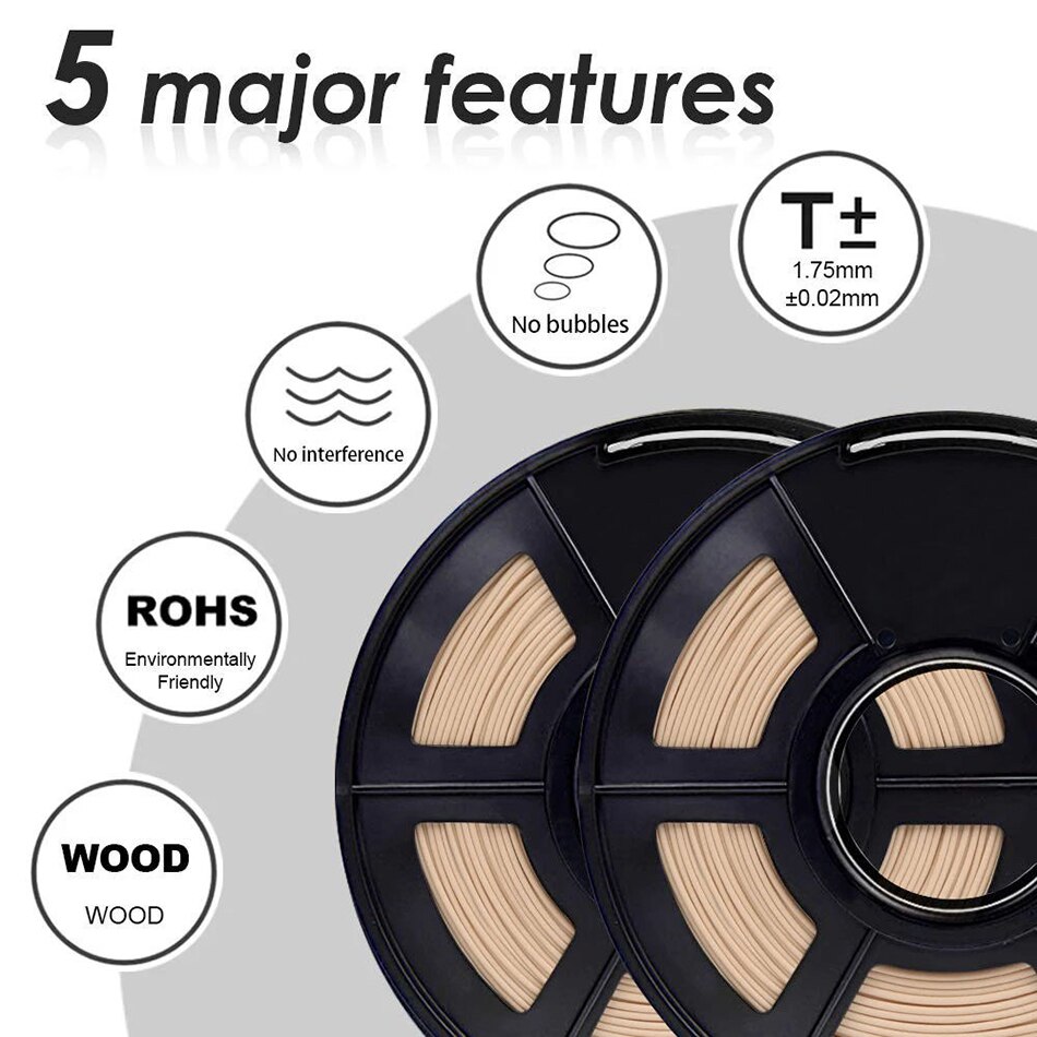Best Seller Wood Filament For 3D Printer Good For ... – Grandado