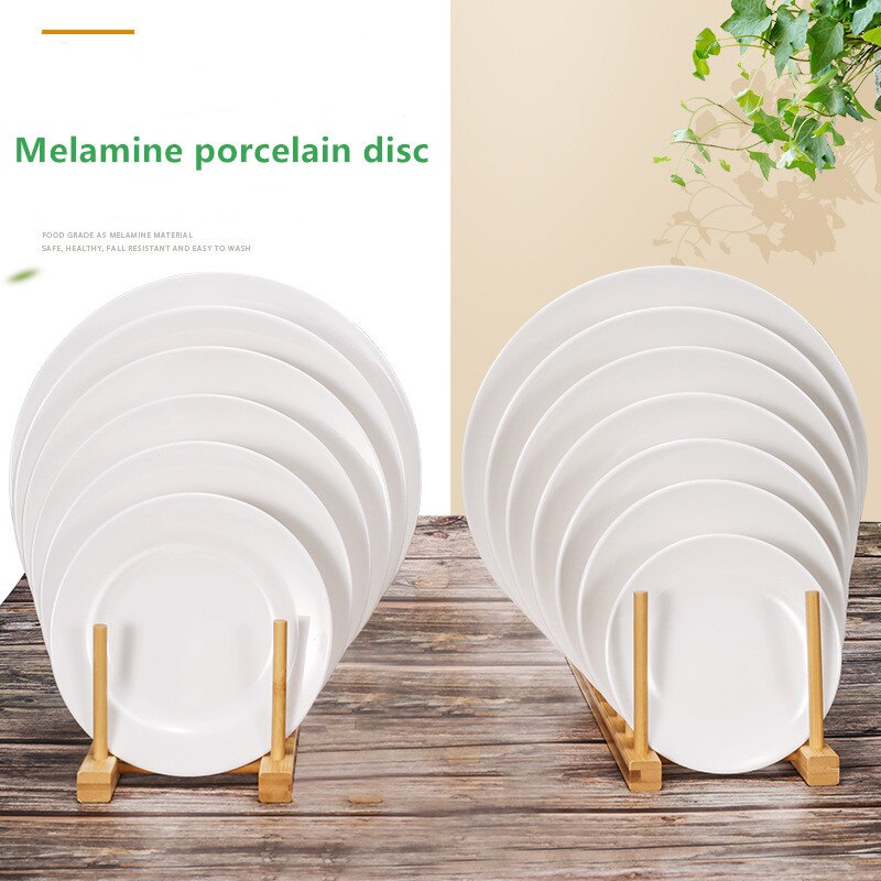 A5 Witte Plaat Plastic Plaat Imitatie Porselein Ro... – Grandado