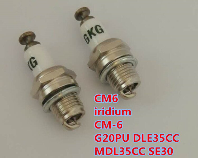 GKG Iridium Spark Plug CM6 2pcs FOR U20MU UY6 CM-6... – Grandado