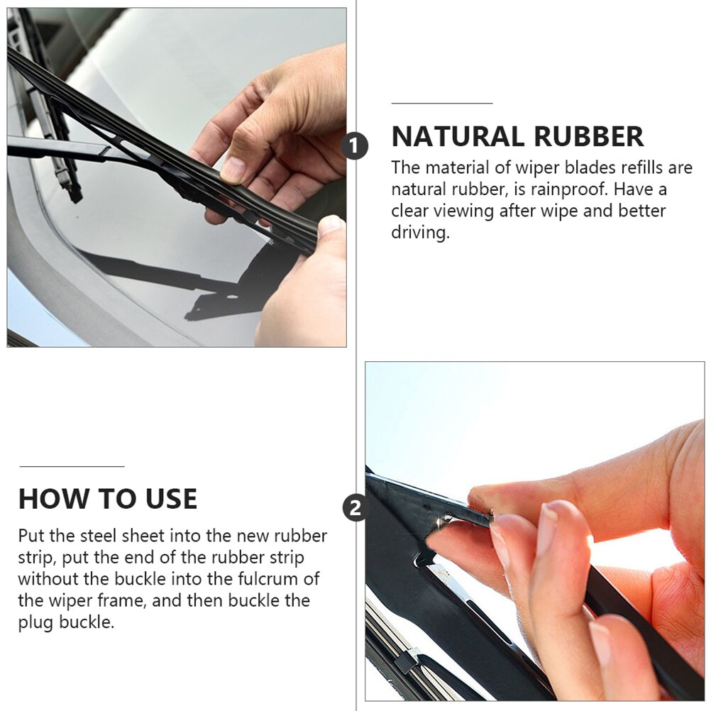 2 Stuks Auto Voorruit Auto Speciale Ruitenwisserbl... – Vicedeal