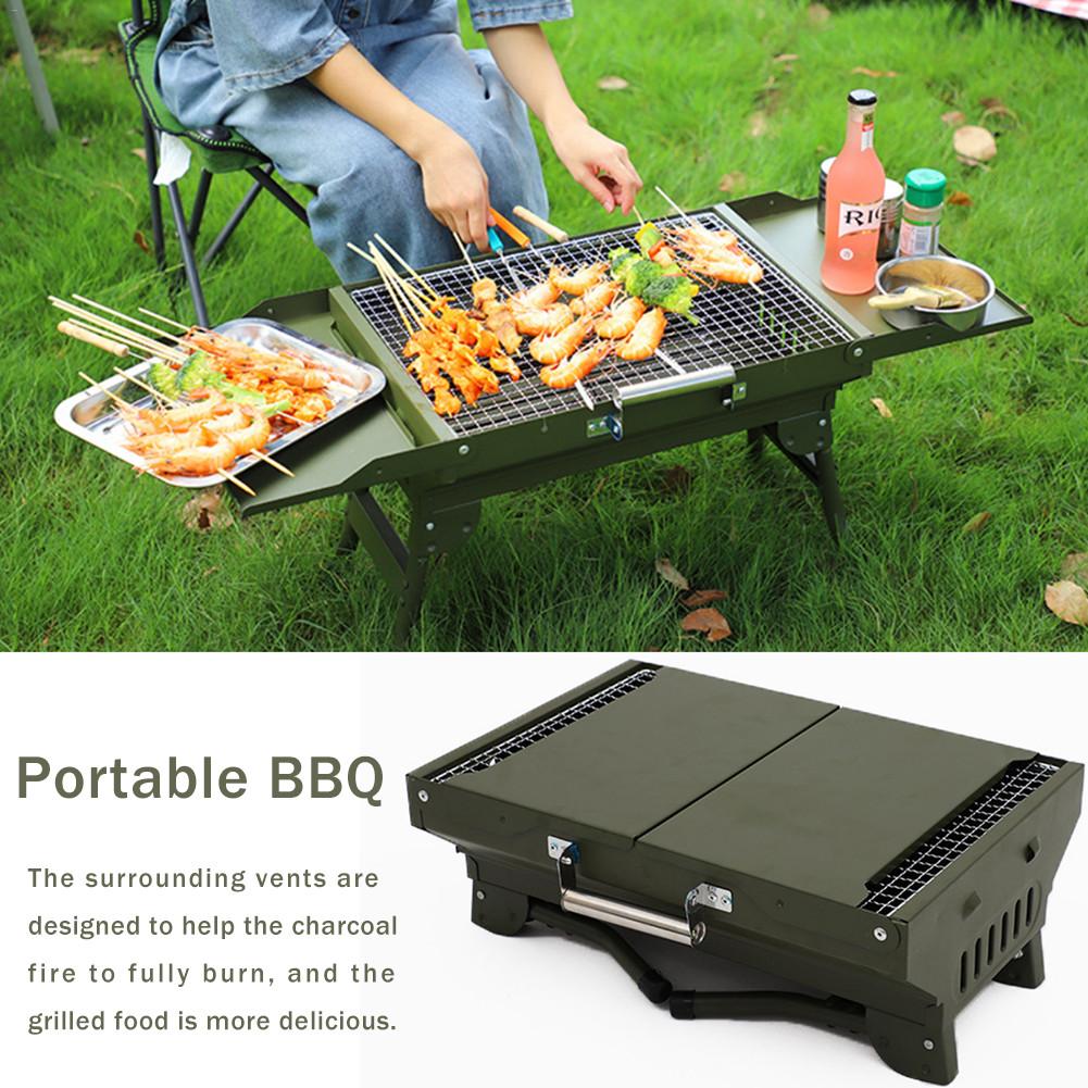 Barbecue portatile Grill Fold griglia a carbone ta... – Grandado