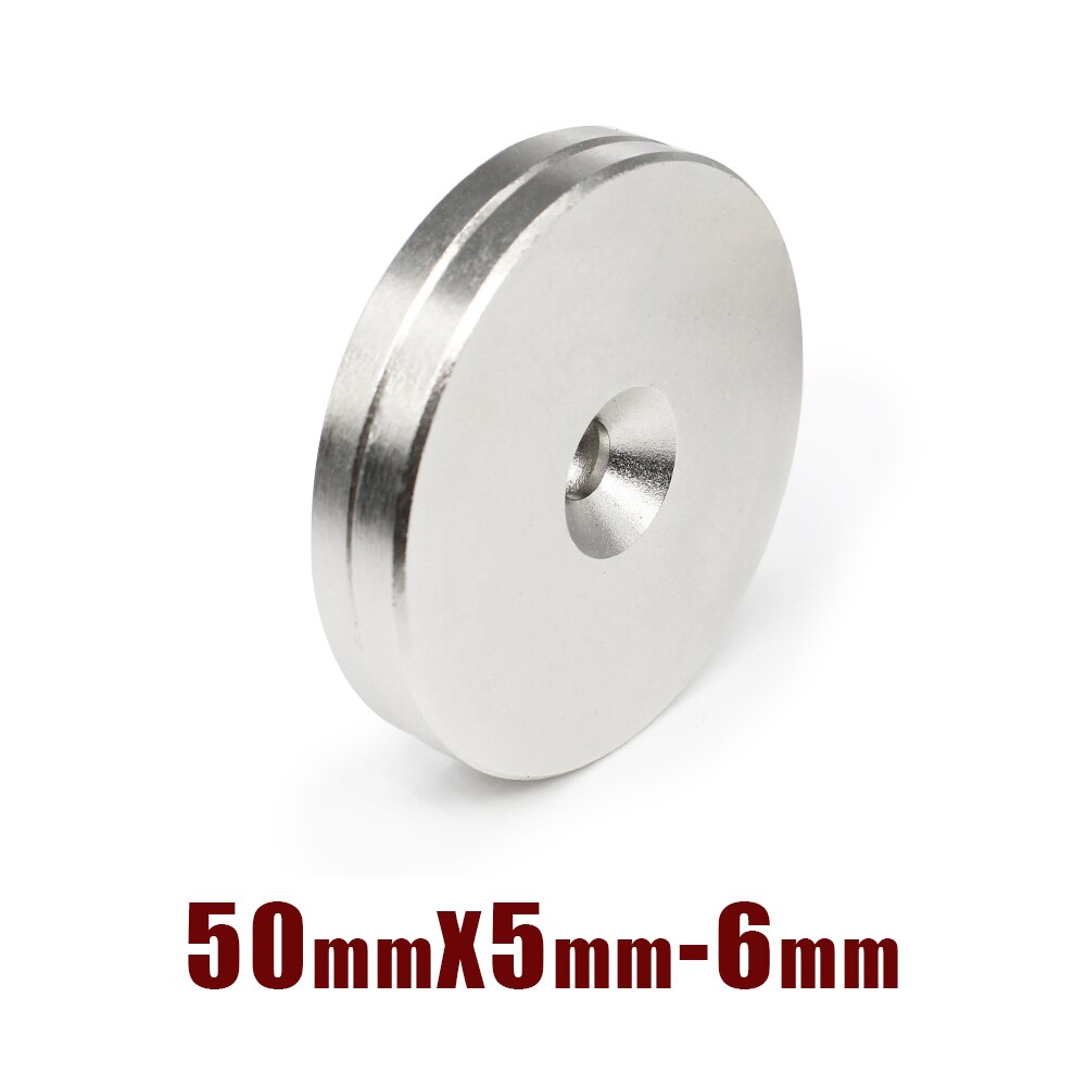 1/2/3/5PCS 50x5-6mm Runde Rare Earth Neodym Magnet... – Grandado