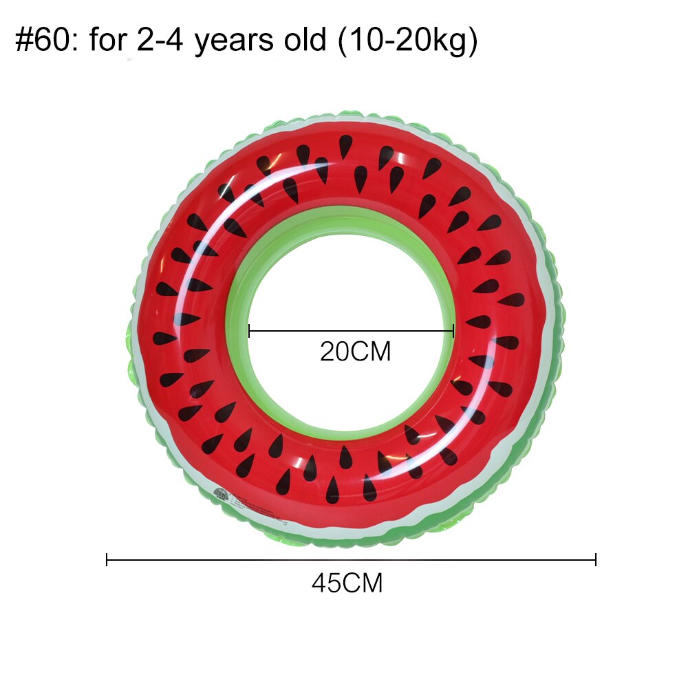 Watermelon Inflatable Swimming Ring Float for Kids... – Vicedeal