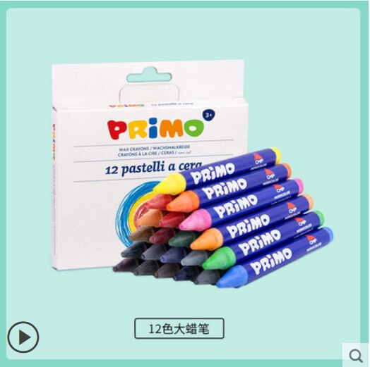 Original Primo 12/24 color Children's jumbo crayon... – Grandado