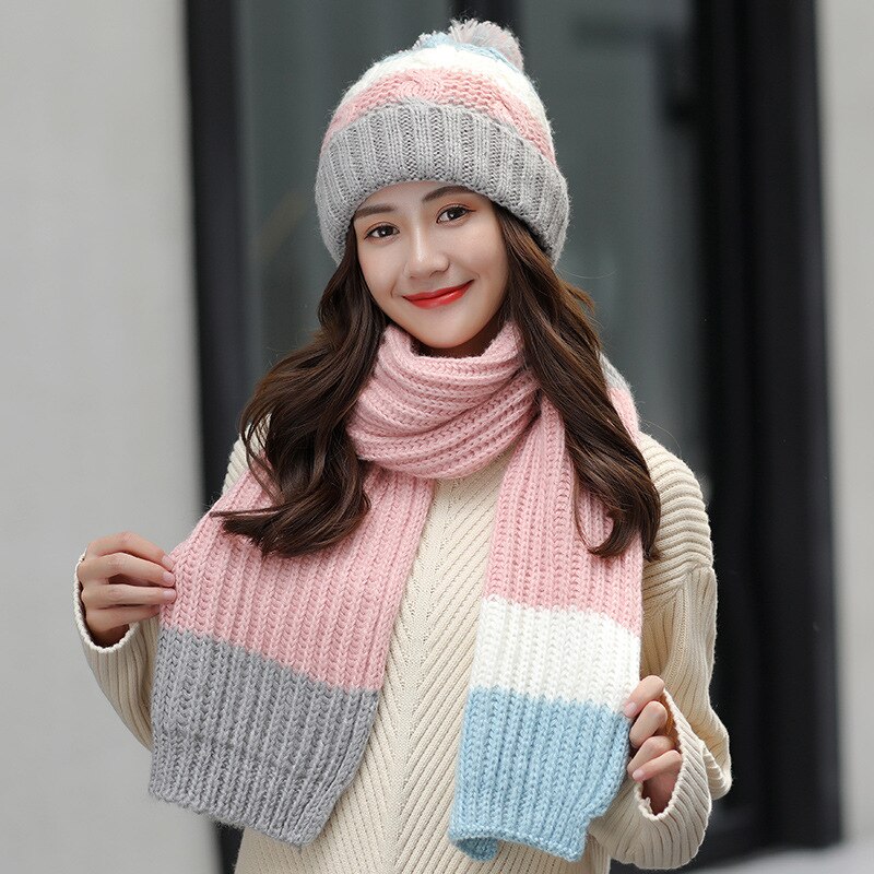 Muts Sjaal Set Voor Vrouwen Girl Warm Mutsen Hoed ... – Grandado