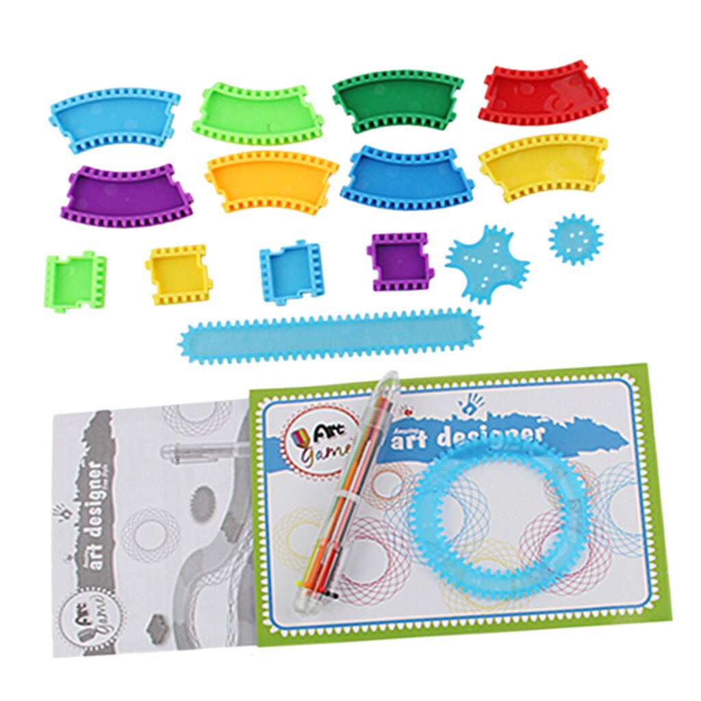 Geometric Ruler Stencil Spiral Gear Drawing Tool S... – Grandado
