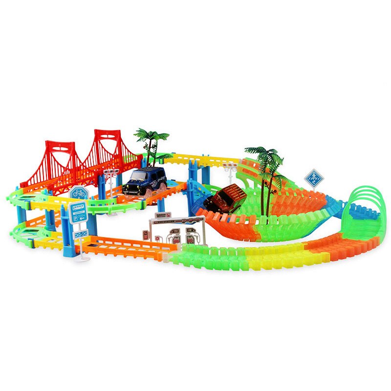Connect 2 Type Railway Magical Racing Track Play S... – Grandado