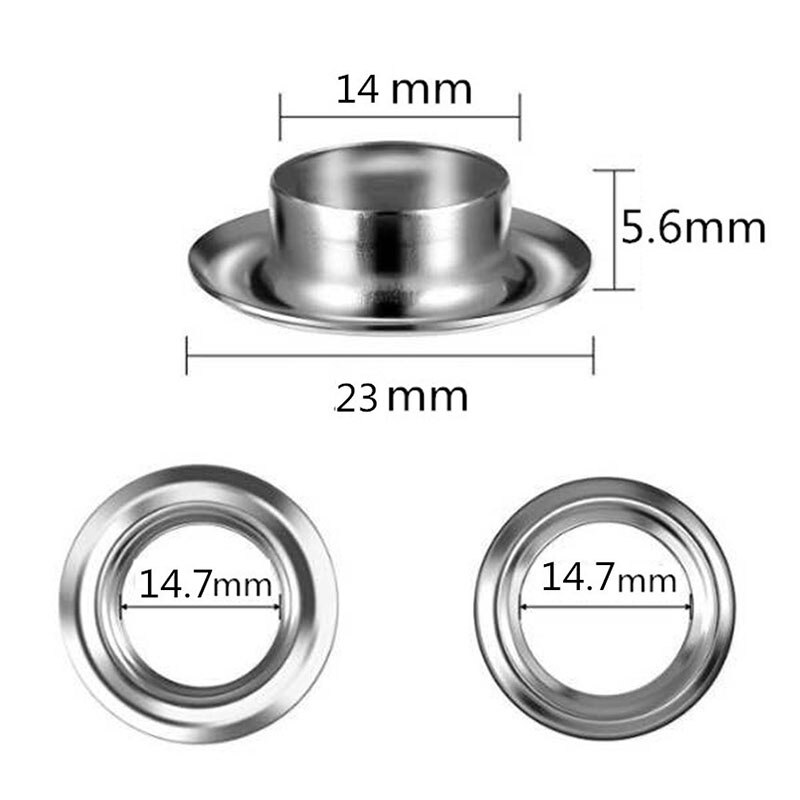 100 Stks/set Oogjes Tangen Set Oogje Tool Dekzeil ... – Grandado