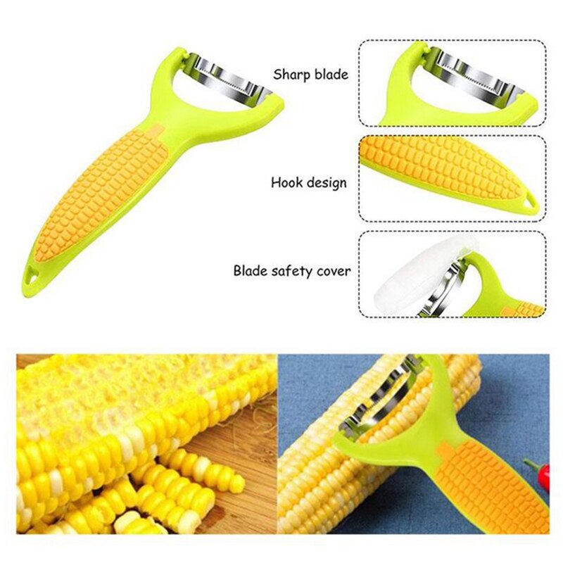 Corn Peeler Corn Peeling Knife Kitchen Corn Remove... – Grandado