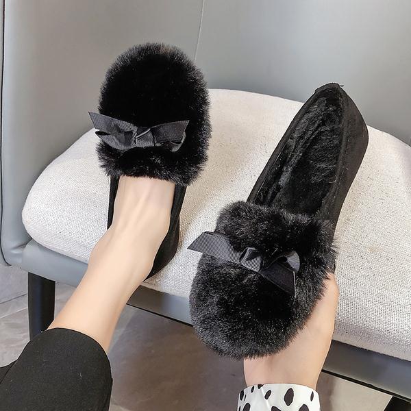 Mocassins femininos sapatos de dedo redondo mocass... – Vicedeal