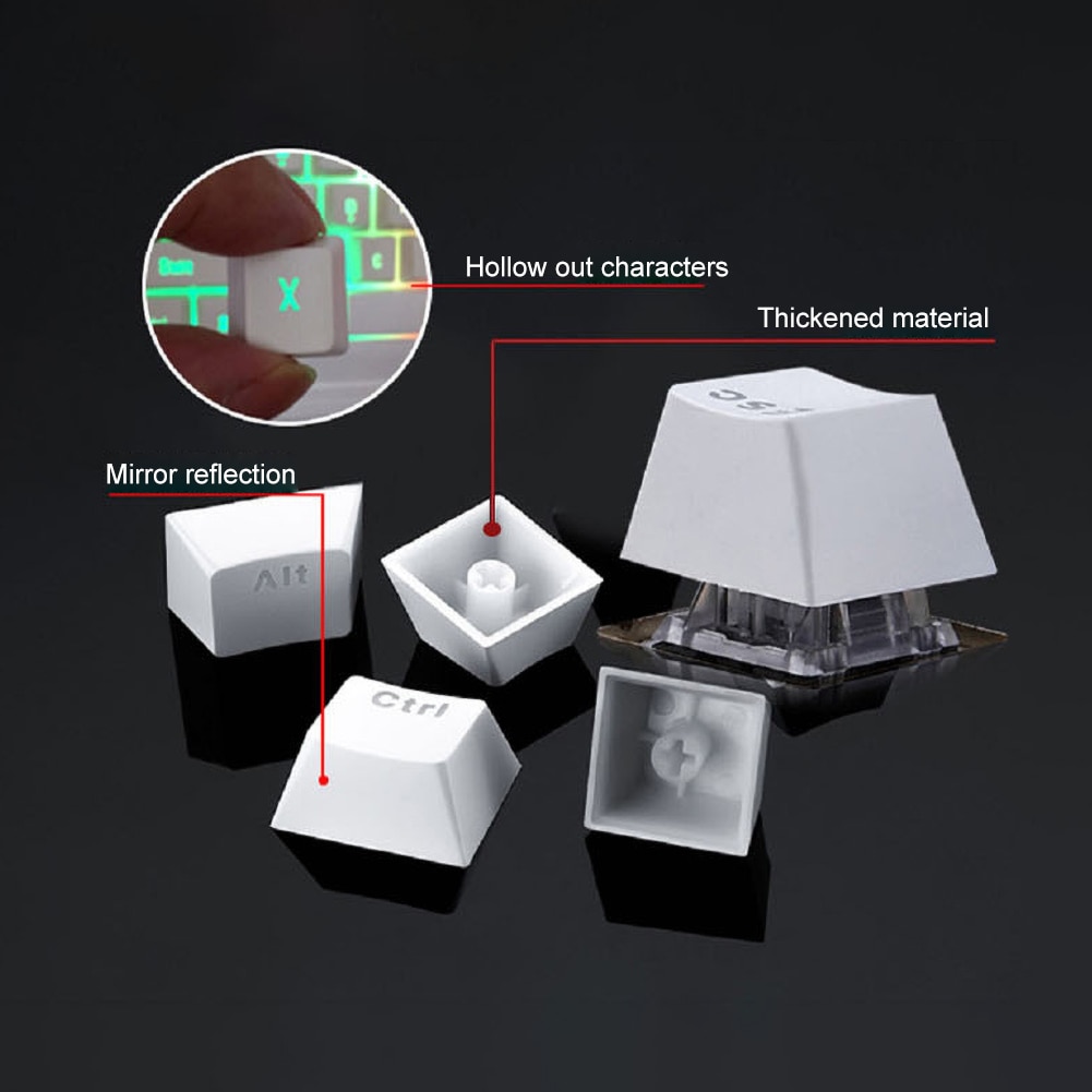 104Pcs PBT Backlight Color Matching Keycaps Replac... – Grandado