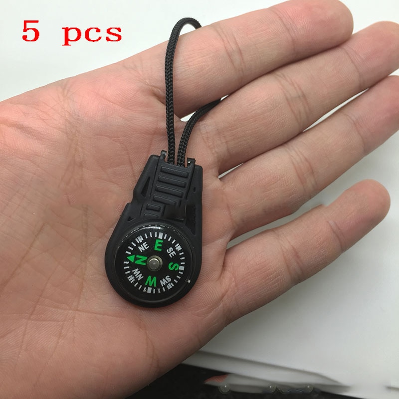 1/5PC Survival Compass Acrylic Backpack Wrist Lany... – Grandado