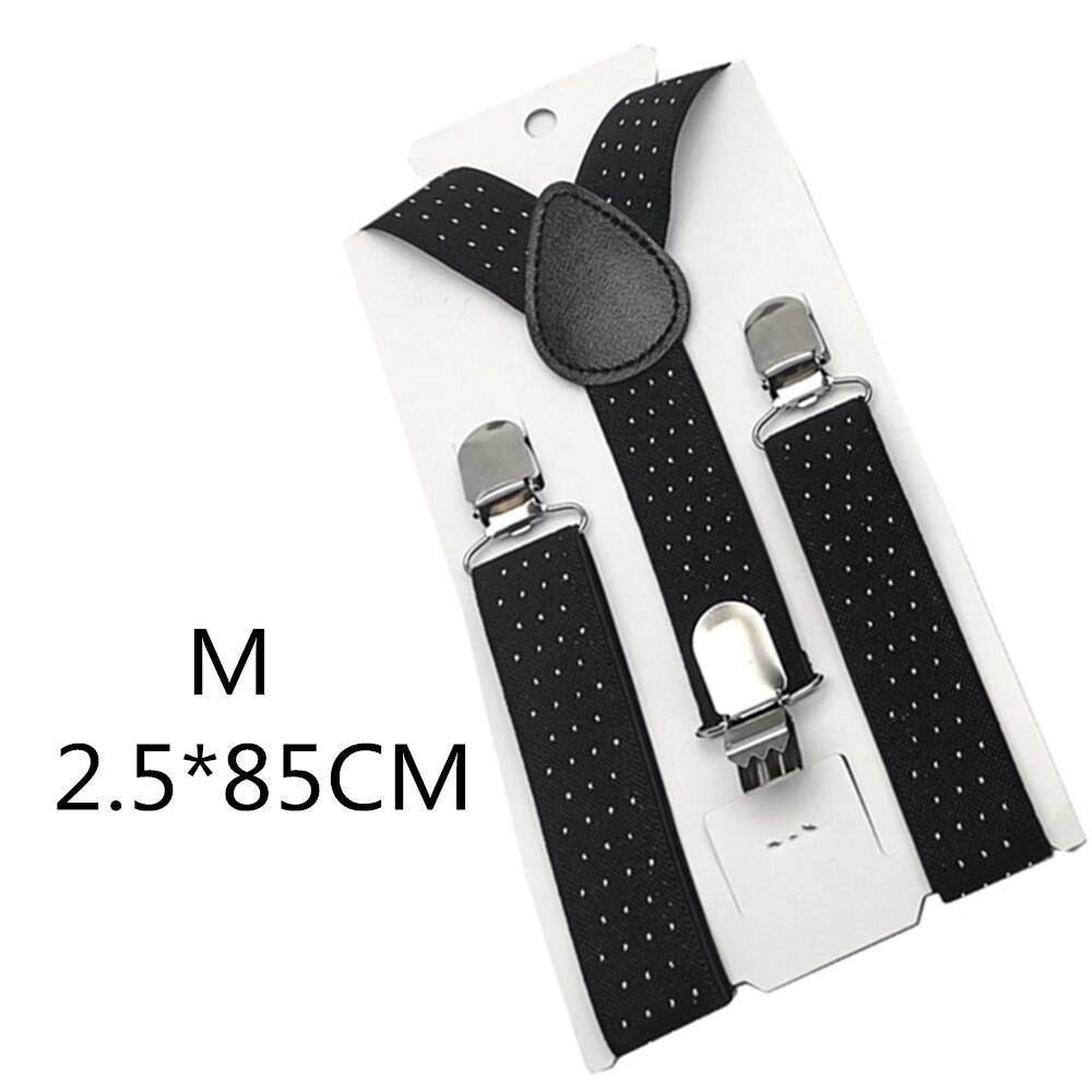 Easy Adjustable Adult Kids Dot Jacquard Suspenders... – Grandado