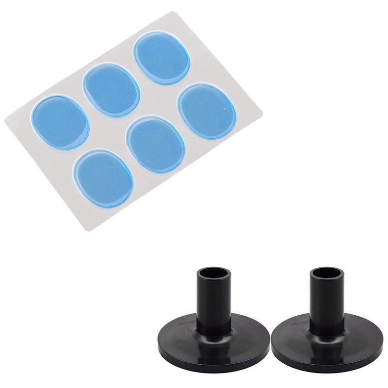 6Pcs Snare Drum Mute Pad Drum Demper Gel Pads & 8 ... – Vicedeal