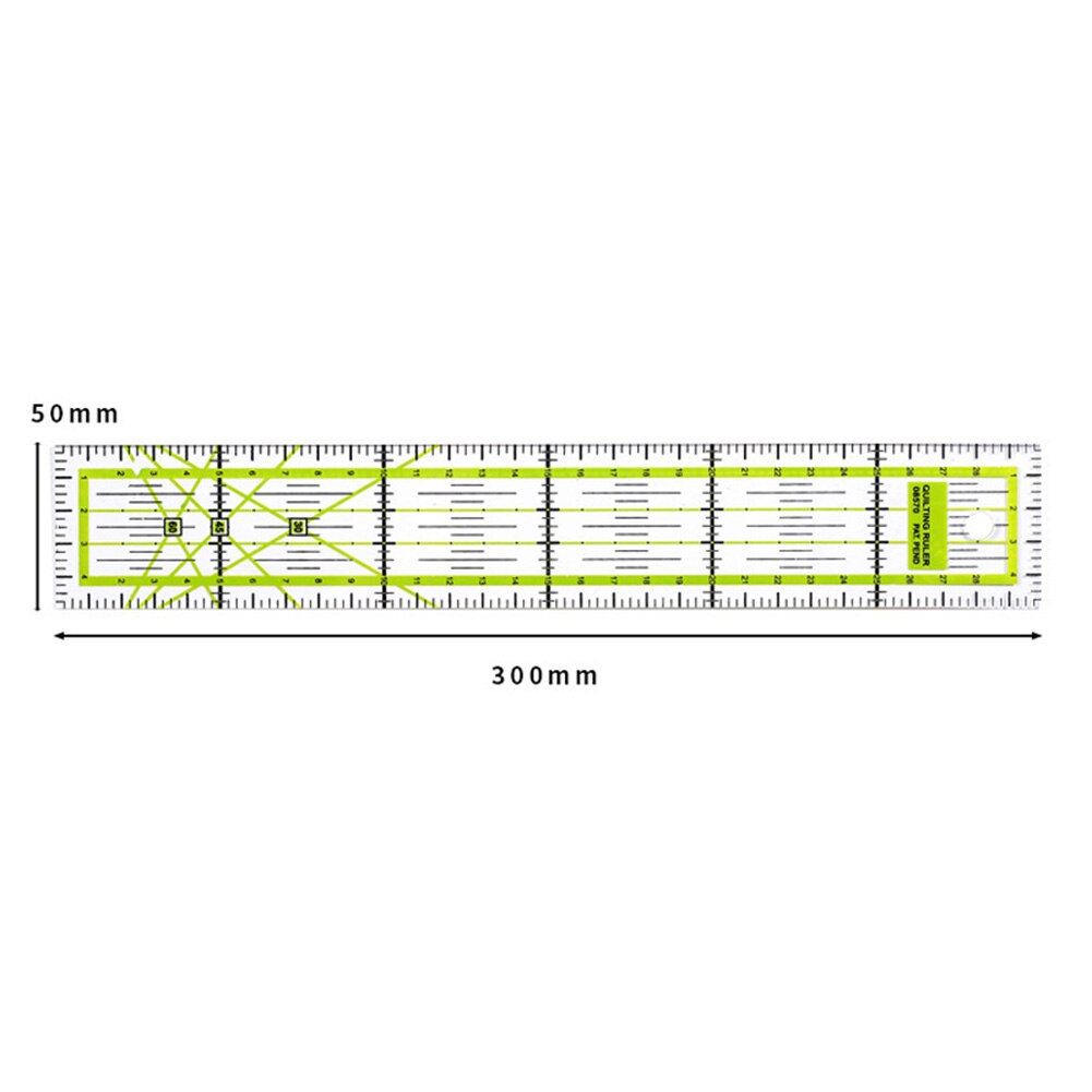 Acrylic Patchwork Ruler Double Color Feet Tailor Y... – Grandado