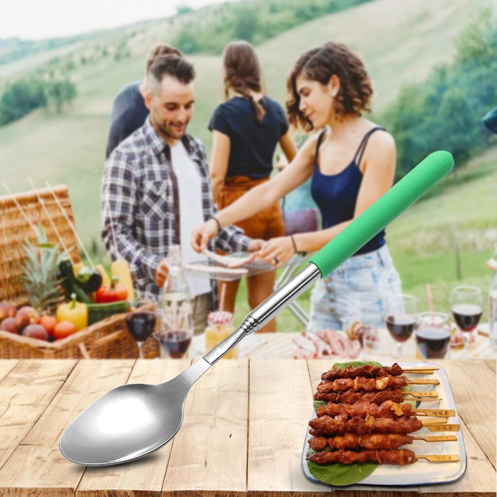 Funny Spoon Extension Long Extendable Telescopic F... – Grandado