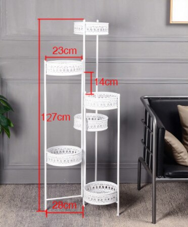 European style iron flower bucket display stand ho... – Vicedeal