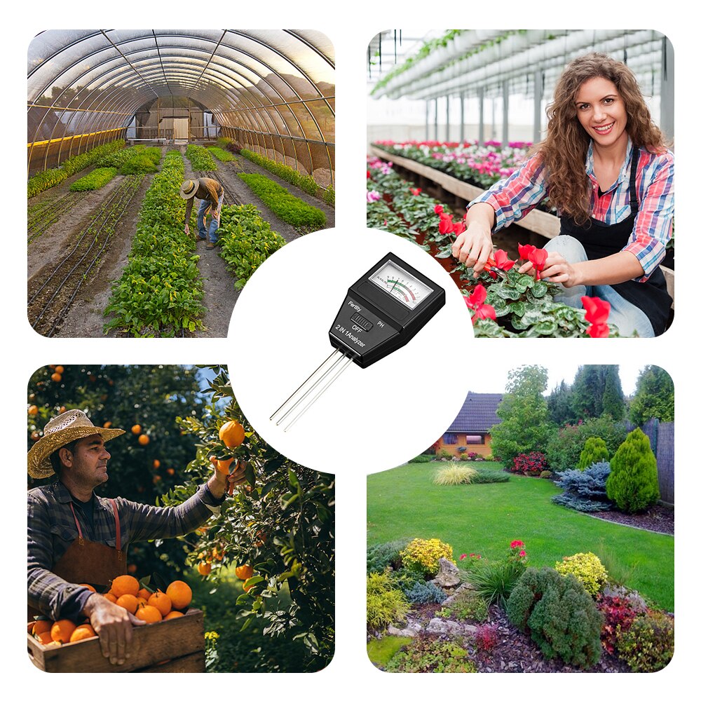 2 in 1 Soil PH Fertility Analyzer Pointer Type Mul... – Grandado