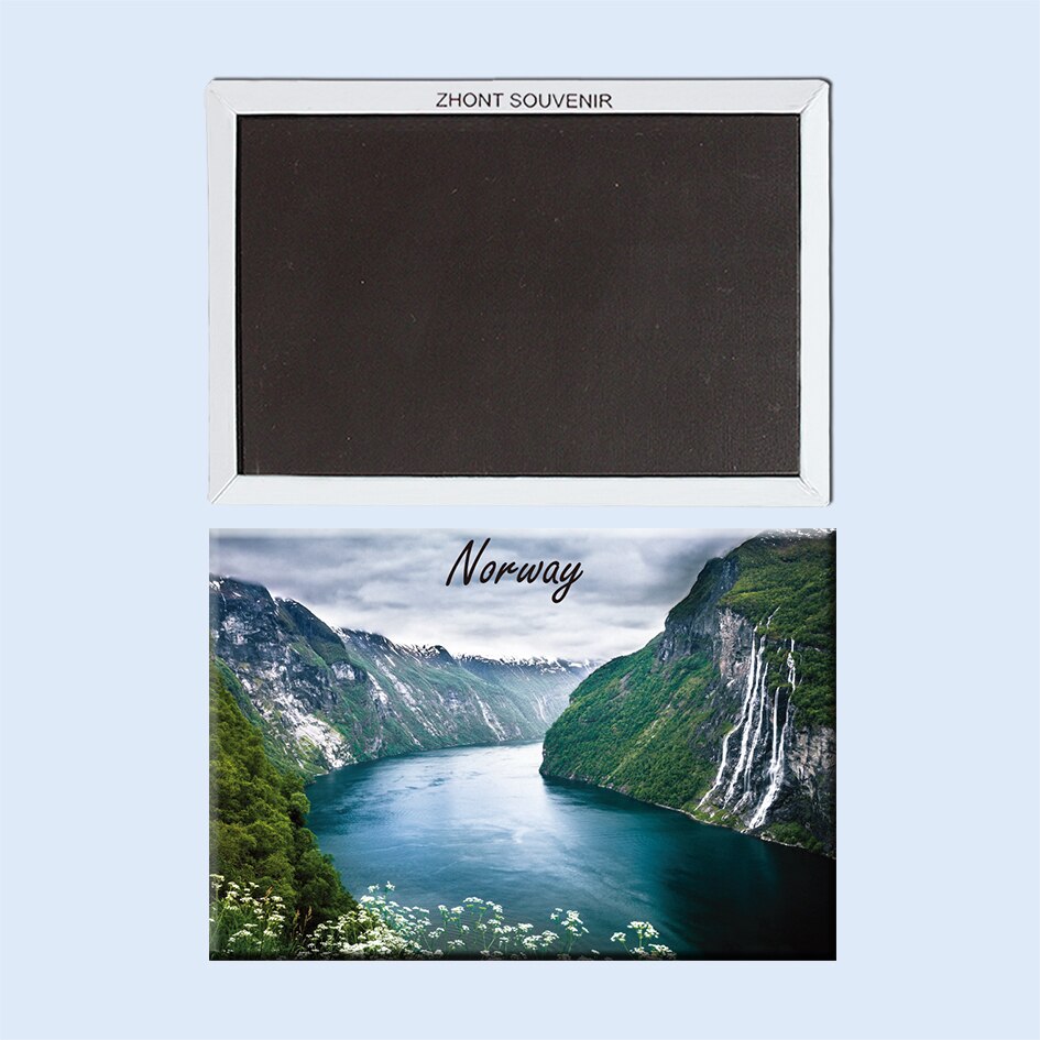 Geiranger Fjord, Norway Tourist souvenir， Magnetic... – Grandado