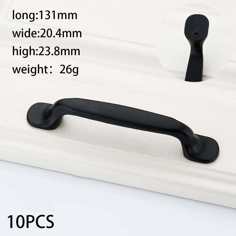 10x Lade Kast Keuken Kast Kast Deurknoppen Black A... – Grandado
