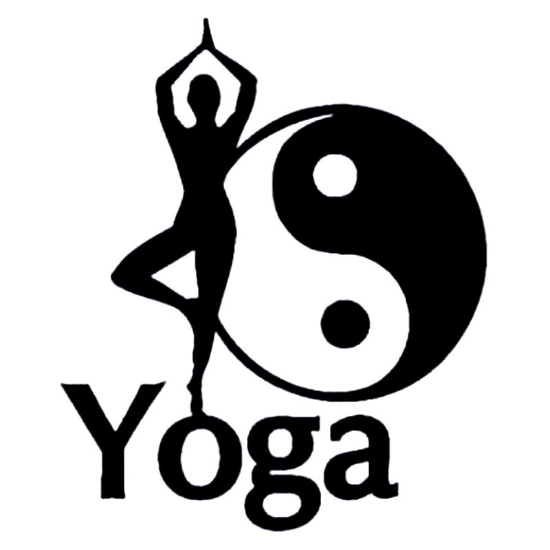 Toilet Stickers Yoga Women Removable One Piece Wat... – Grandado