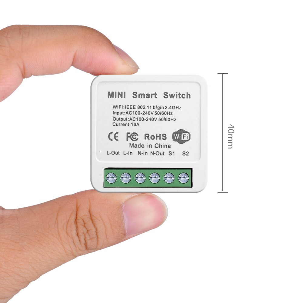 ALARMEST Tuya WiFi Wireless mini Smart Switch 16A ... – Vicedeal