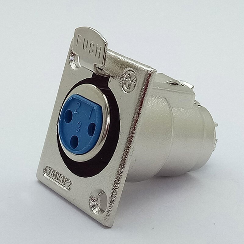 1pc 3pins XLR Connector, Female Jack Panel Mount, ... – Grandado