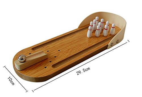 Suzakoo Bowling Games Mini Bowling Wooden table bo... – Grandado