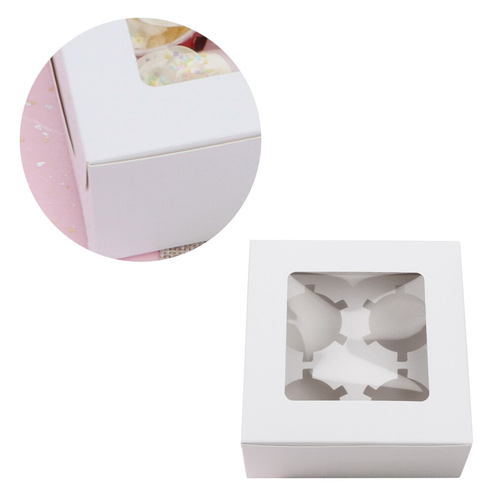 10pcs Cupcake Box Wrap Dessert Containers without ... – Grandado