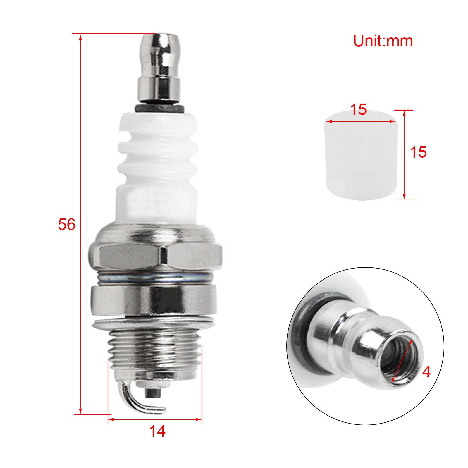 Bougie d'allumage BPMR7A L7T RCJ6Y RCJ7Y WSR5F... – Grandado