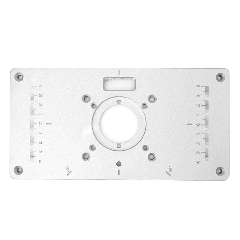 700C Aluminium Router Tafel Insert Plaat + 4 Ringe... – Grandado