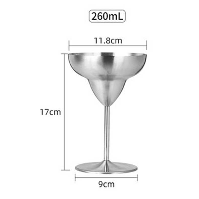 Stainless Steel Cocktail Glass Red Wine Beer Glass... – Grandado