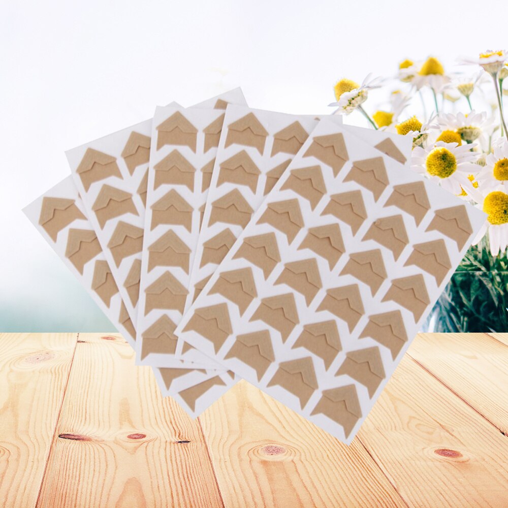 10 Sheets Photo Mounting Corners Self-adhesive Pap... – Grandado