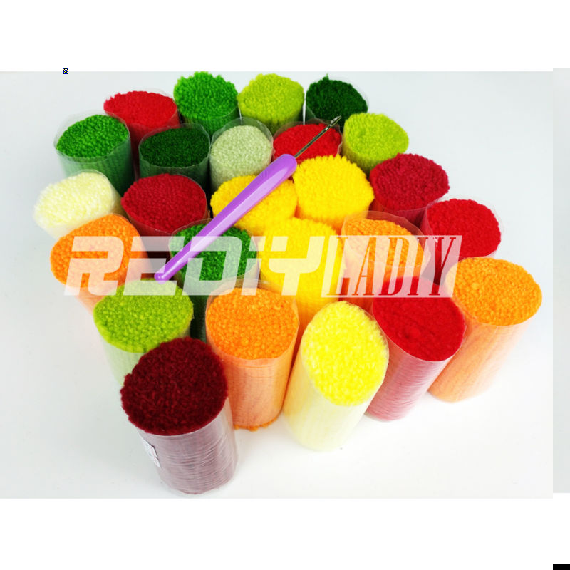 Lås krok matta kit le 3d timmars diy handarbete of... – Grandado