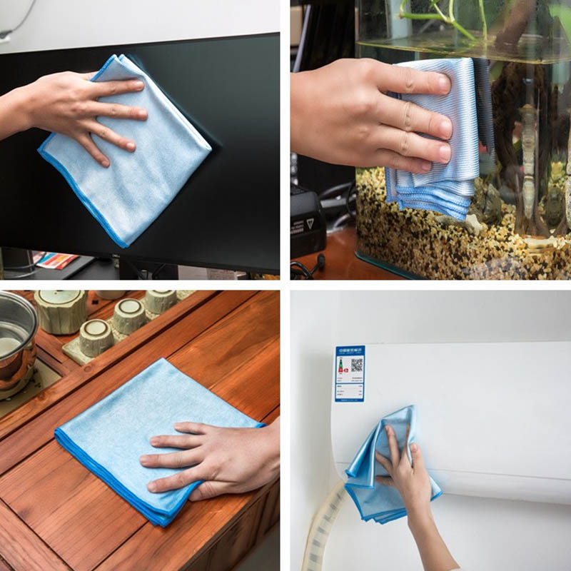 3 Size Absorbable Wipe Glass Cloth No Lint Kitchen... – Vicedeal